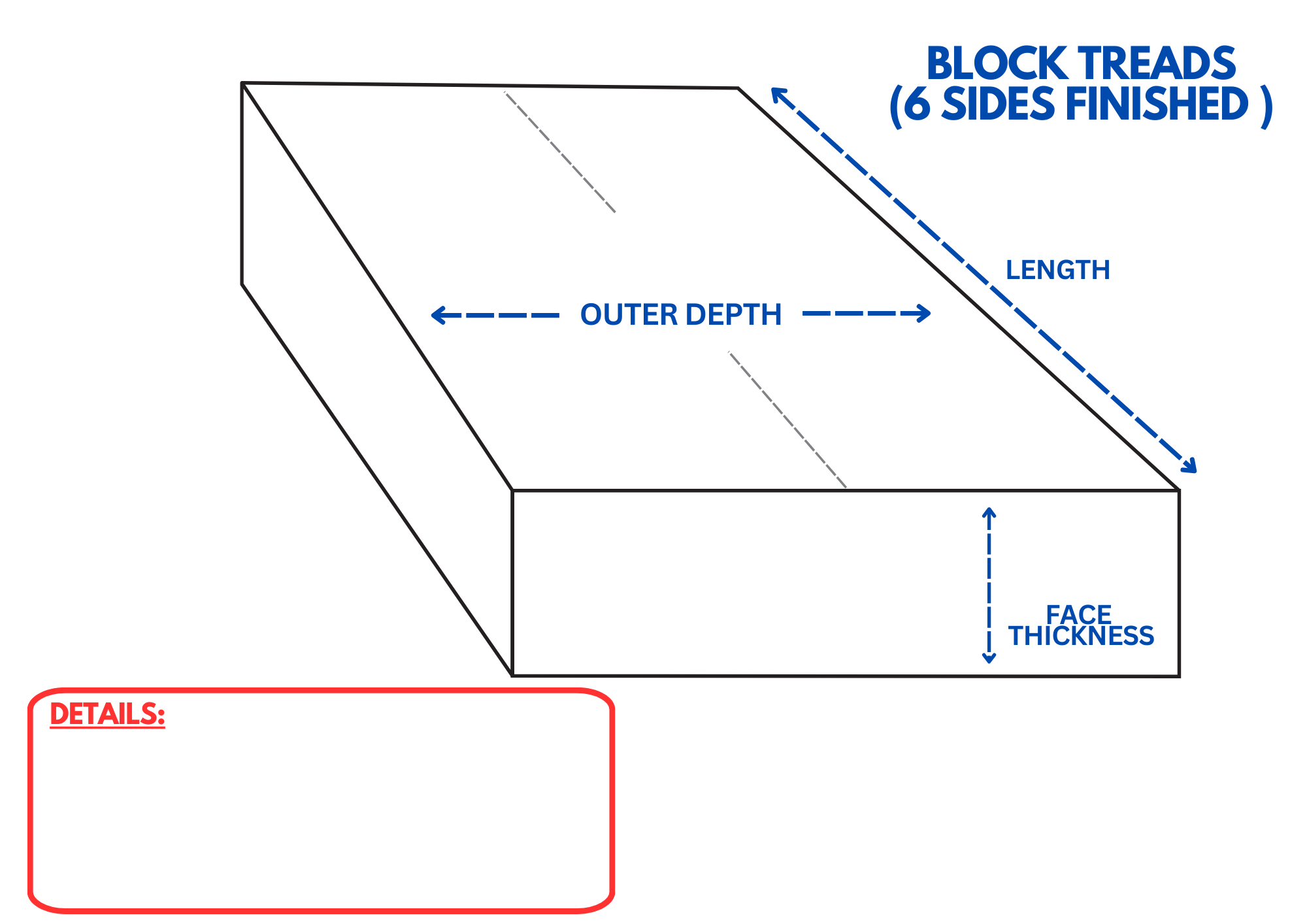 Floating Block Treads - Voda Stairs
